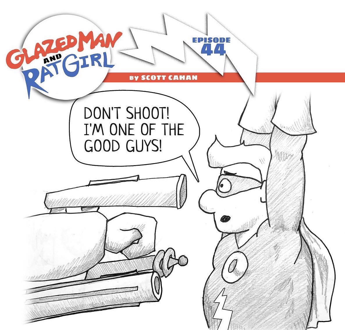 Glazed Man & Rat Girl WEBCOMIC is a Hit! – SCOTT CAHAN